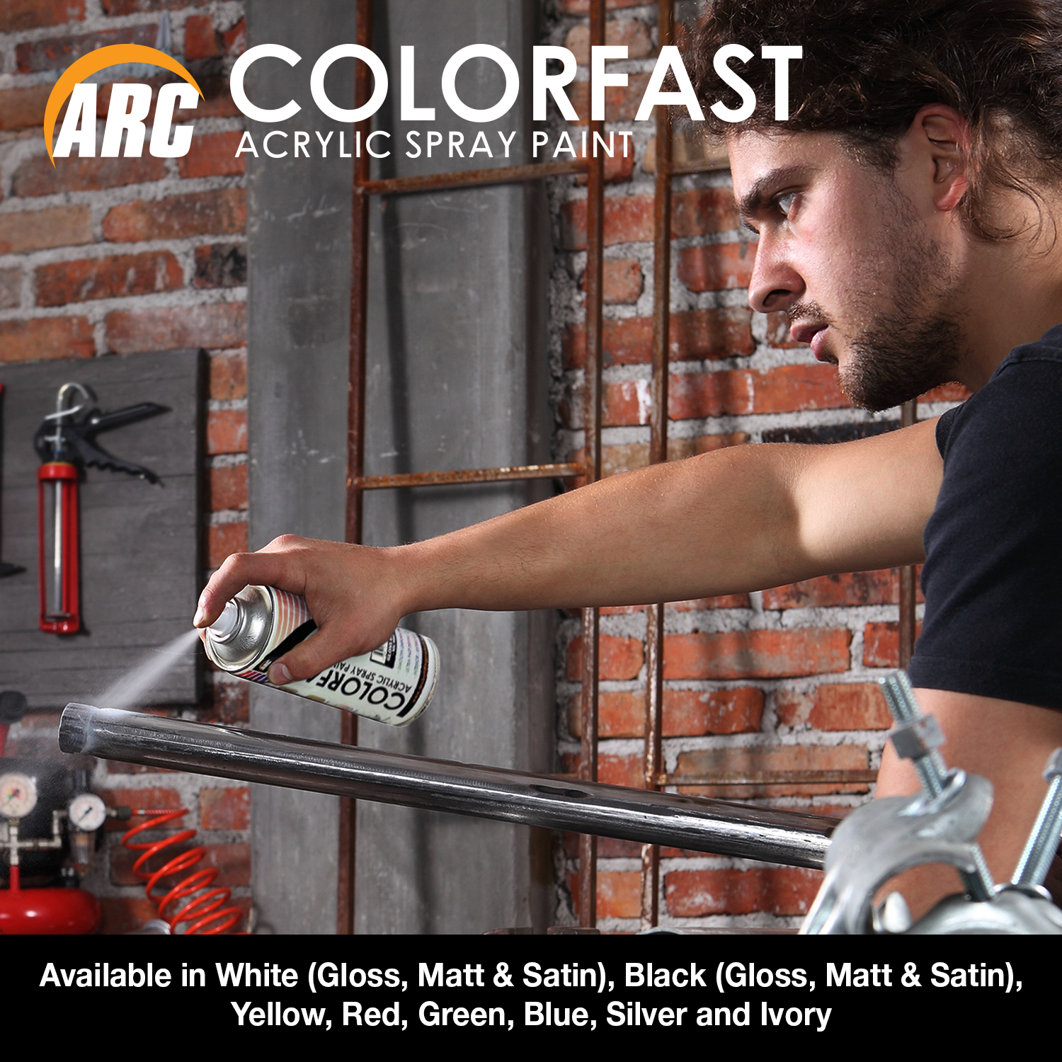 Arc Colorfast Acrylic Spray Paint – Arc Building Products