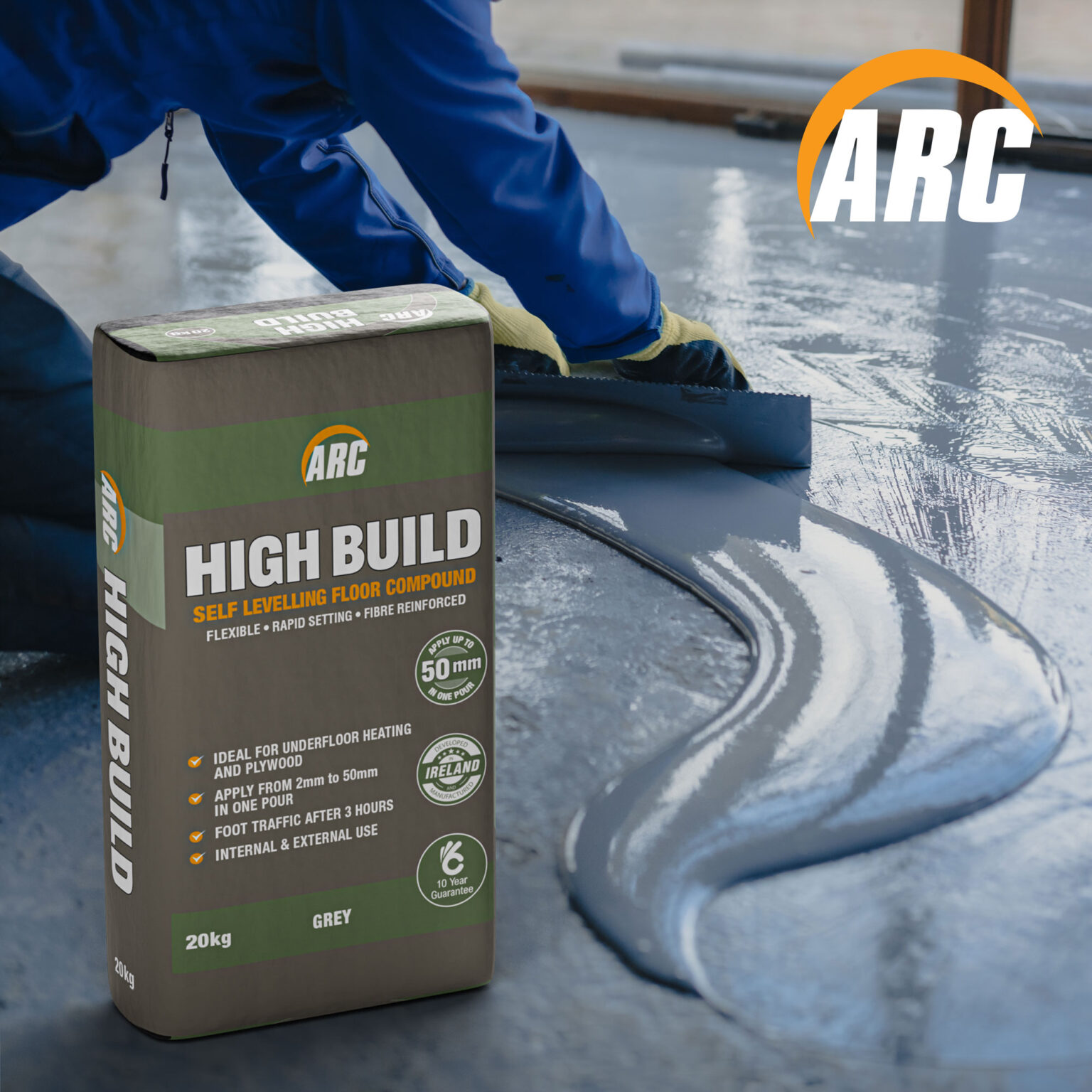 Arc High-Build Floor Levelling Compound – Arc Building Products